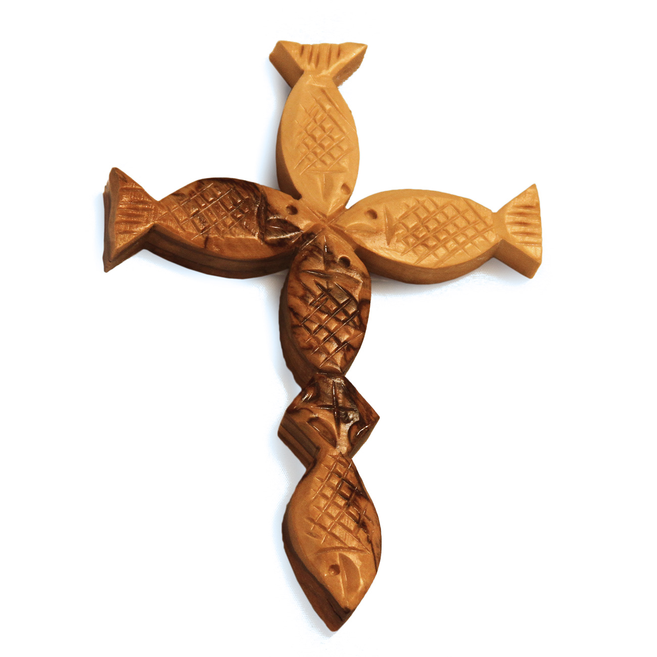 「魚」十字架 | "Fish" Cross | ~13cm - 和平市集 Peace Bazaar